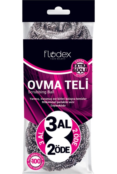 Flodex Ovma Teli Ekonomik Paket 3'lü
