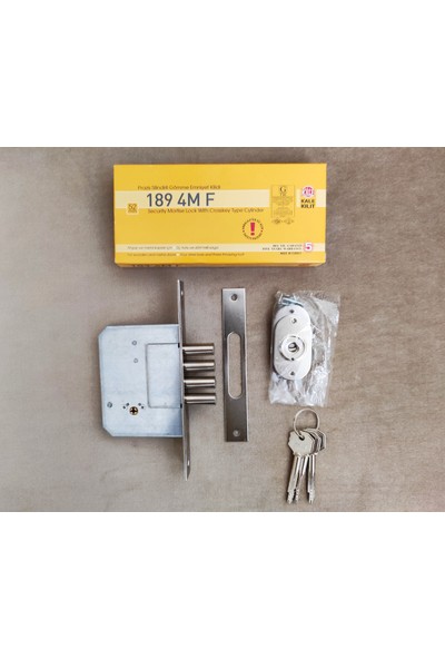 Kale Kilit 189 4m F 52MM Silindirli Gömme Kilit