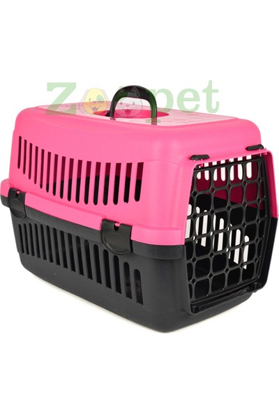Zoopet Lüx Kedi Köpek Taşıma Çantası Büyük Boy Pembe 65X46X43 cm Pembe