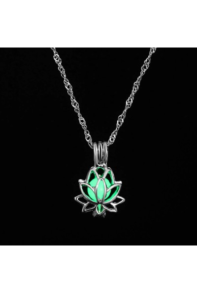Lotuslight Karanlıkta Işık Veren Lotus Çiçeği Kolye Lotuslight Karanlıkta Işık Veren Lotus Çiçeği Kolye