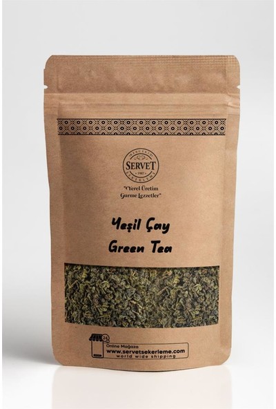 Bercekız Servet Şekerleme Yeşil Çay 100 gr Paket