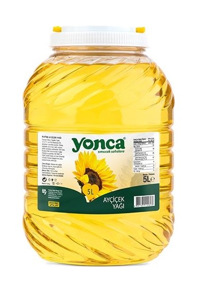 Yonca Ayçiçek Yağı Pet 5 Lt Yonca Ayçiçek Yağı Pet 5 Lt