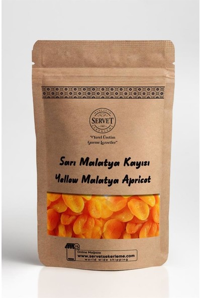 Bercekız Servet Şekerleme Sarı Malatya Kayısı 200 gr Paket Bercekız Servet Şekerleme Sarı Malatya Kayısı 200 gr Paket