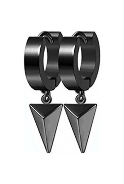 Chavin Çelik Sallantılı Unisex Küpe EI34