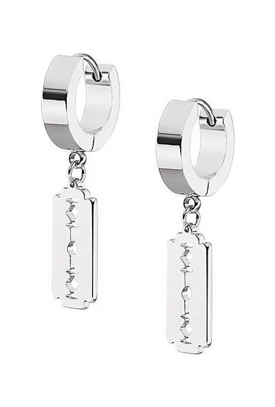 Chavin Çelik Jilet Sallantılı Unisex Küpe EI32