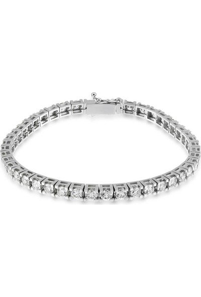 İber F Renk SI 6.53 Karat Pırlanta Taşlı Suyolu Bileklik - PBL0210 İber F Renk SI 6.53 Karat Pırlanta Taşlı Suyolu Bileklik - PBL0210