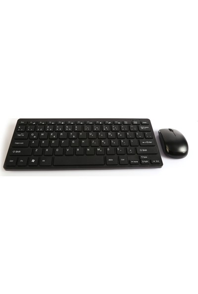 Ultra Tekno Kablosuz Türkçe Q Klavye + 2.4ghz Mouse Set Siyah Ultra Tekno Kablosuz Türkçe Q Klavye + 2.4ghz Mouse Set Siyah