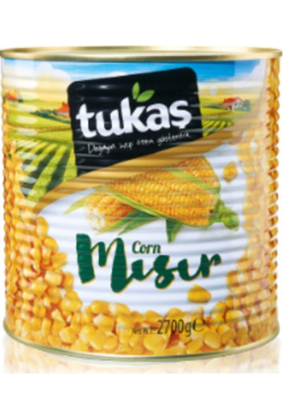 Tukaş Mısır Konservesi 2700 gr Tukaş Mısır Konservesi 2700 gr