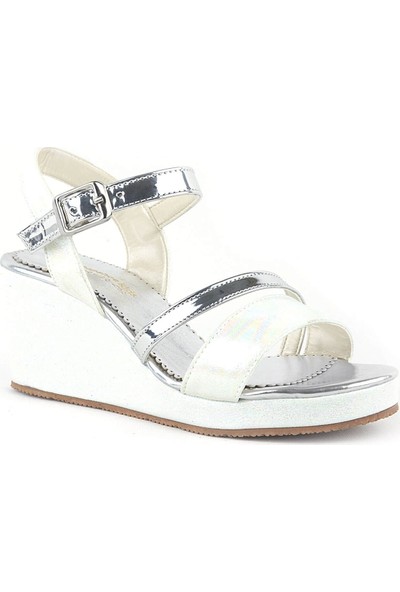 Hapshoe Sedef Kız Çocuk Dolgu Topuklu Ayakkabı