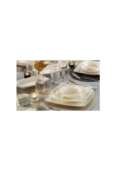 Güral Porselen 57 Parça Yemek Takımı 12 Kişilik