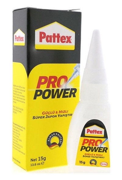 Pattex Pro Power Japon Yapıştırıcı 15 gr 3'lü Pattex Pro Power Japon Yapıştırıcı 15 gr 3'lü