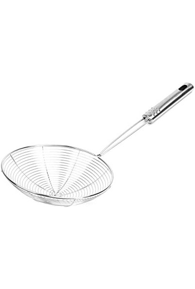 Yeni11 Tel Kevgir Paslanmaz Çelik Büyük Boy Süzgeç 38 cm Yeni11 Tel Kevgir Paslanmaz Çelik Büyük Boy Süzgeç 38 cm