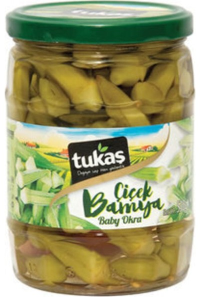 Tukaş Çiçek Bamya Konservesi 550 gr