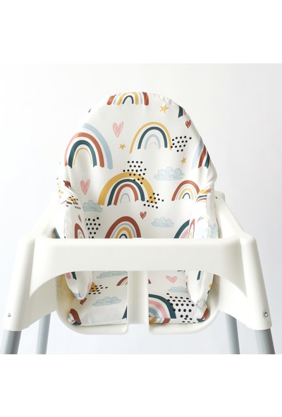 Piamom Gökkuşağı Mama Sandalyesi Minderi