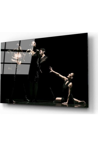 idealizbiz Dansçılar Cam Tablo