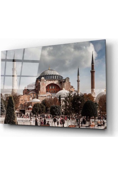 idealizbiz Ayasofya Cami Cam Tablo