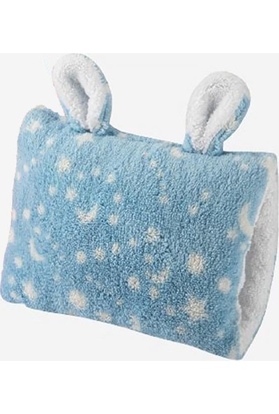 Wee Baby Bebek Emzirme Yastığı Kol Yastığı Mavi Yumuşak Pamuksu