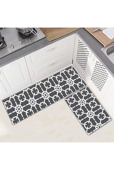 Ejoya Modern Tasarımlı Mutfak Halısı 93834