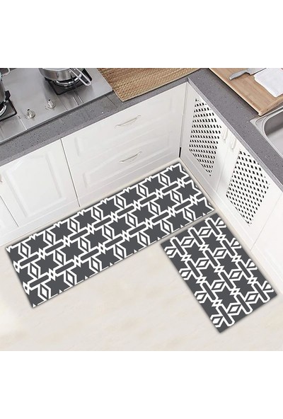 Ejoya Modern Tasarımlı Mutfak Halısı 93833