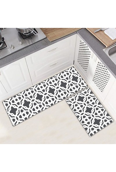 Ejoya Modern Tasarımlı Mutfak Halısı 93836