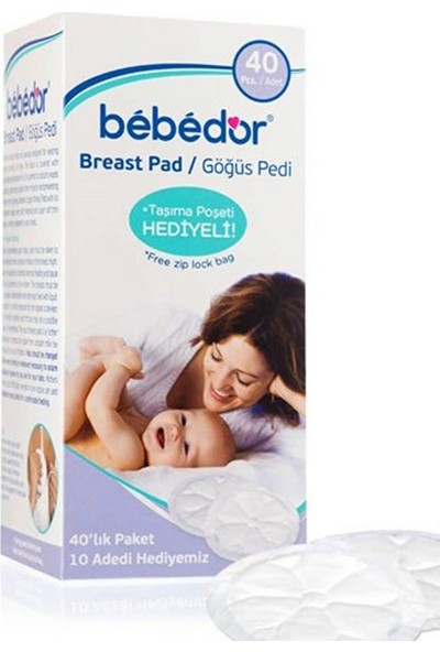 Bebedor Göğüs Pedi 40 Lı - 2 Adet