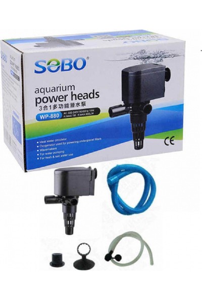 Sobo Akvaryum Kafa Motoru WP-880 800LT/SAAT Sobo Akvaryum Kafa Motoru WP-880 800LT/SAAT