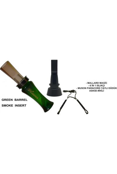 Buck Gardner Mallard Magic Yaylı Askılı Düdük Seti