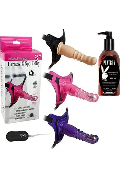 Loveshop Harness-G Spot Dong Strapon ve Playboy Masaj Yağı Loveshop Harness-G Spot Dong Strapon ve Playboy Masaj Yağı