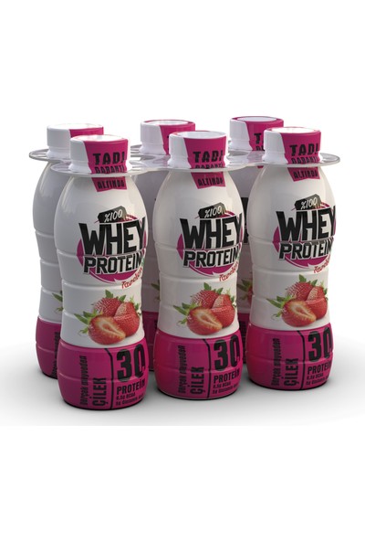 Tazelen Çilekli Whey Protein 6'lı 30 gr