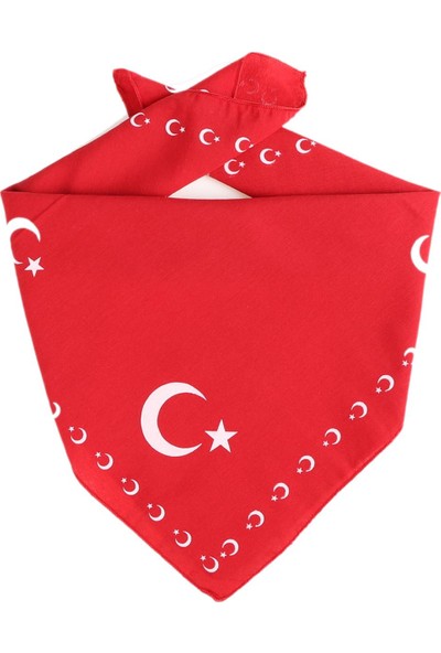 Çetin Ay Yıldız Baskılı Bandana