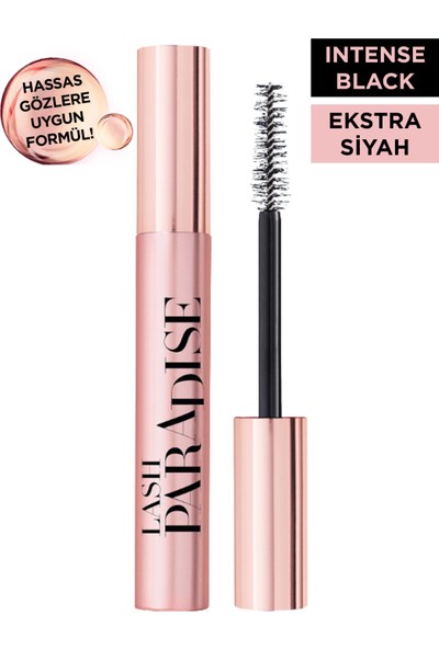 L'oreal Paris Lash Paradise Intense Black Ekstra Siyah Maskara L'oreal Paris Lash Paradise Intense Black Ekstra Siyah Maskara