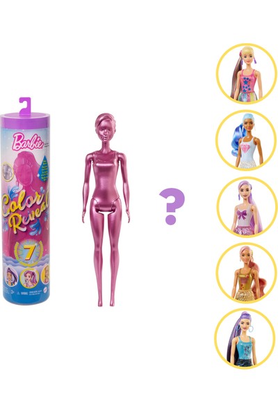 Barbie Color Reveal Renk Değiştiren Sürpriz Barbie Işıltılı Bebekler Serisi 3 Yaş Ve Üzeri Kızlar İçin 7 Sürpriz İçerir Gwc55 Barbie Color Reveal Renk Değiştiren Sürpriz Barbie Işıltılı Bebekler Serisi 3 Yaş Ve Üzeri Kızlar İçin 7 Sürpriz İçerir Gwc55