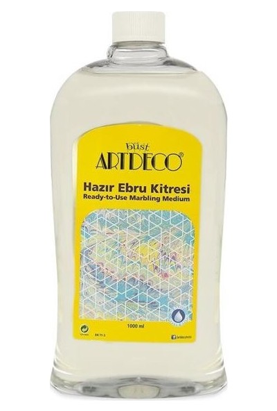 Artdeco Ebru Boyası Sıvı Kitre 1000 ml Artdeco Ebru Boyası Sıvı Kitre 1000 ml