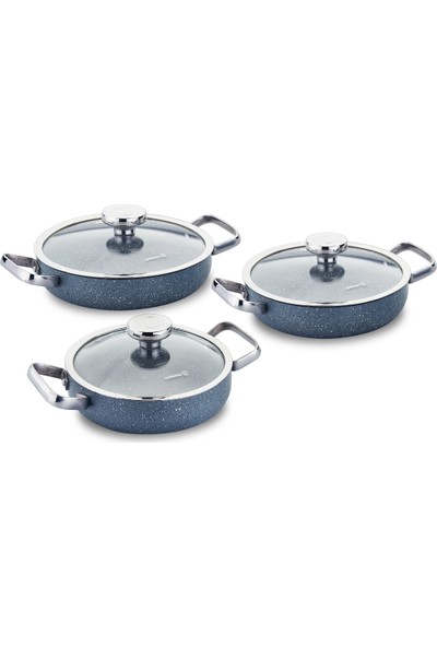 Korkmaz Stona 6 Parça Omlet Set A2862 Korkmaz Stona 6 Parça Omlet Set A2862