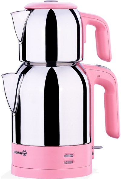 Korkmaz A359-07 Demkolik Elektrikli Çaydanlık Inox/Pembe Korkmaz A359-07 Demkolik Elektrikli Çaydanlık Inox/Pembe