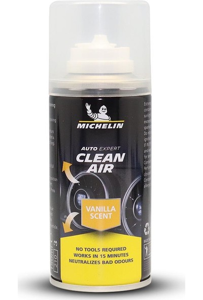Michelin MC32712 150ml Vanilya Kokulu Klima Temizleyici Sprey Michelin MC32712 150ml Vanilya Kokulu Klima Temizleyici Sprey