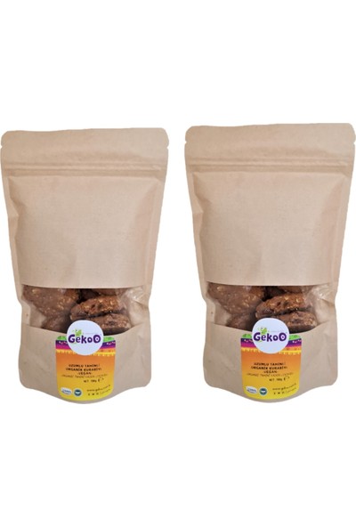 Gekoo Üzümlü Tahinli Organik Vegan Kurabiye 150 gr 2 Adet Gekoo Üzümlü Tahinli Organik Vegan Kurabiye 150 gr 2 Adet