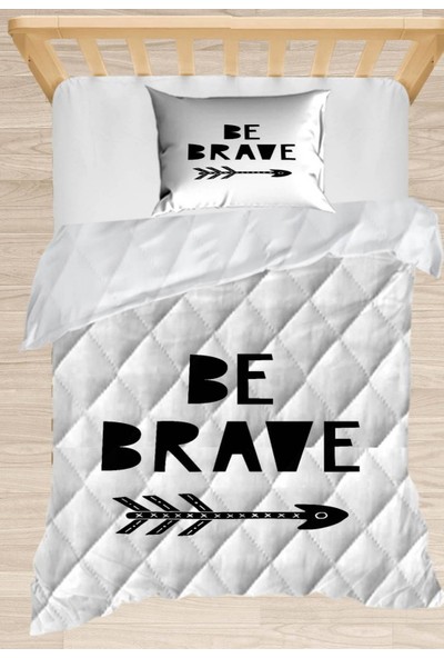 Else Halı Else Siyah Beyaz Özgür Ol 3D Desenli Tek Kişilik Çocuk Yorgan Uyku Seti