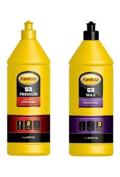 Farecla G3 Premium Pasta 1 Litre ve Farecla G3 Wax Cila 1 Litre Farecla G3 Premium Pasta 1 Litre ve Farecla G3 Wax Cila 1 Litre