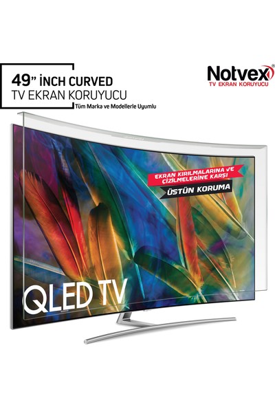 Notvex 49 İnç 124 Ekran Curved Tv Ekran Koruyucu