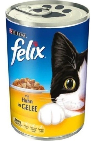 Felix Tavuklu Kedi Konservesi 400 gr 24 Adet Felix Tavuklu Kedi Konservesi 400 gr 24 Adet