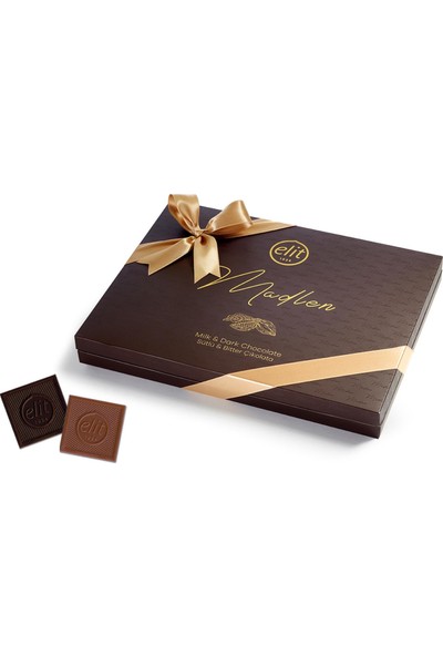 Madlen Çikolata Kahverengi Kutu 375gr Glutensiz Madlen Çikolata Kahverengi Kutu 375gr Glutensiz