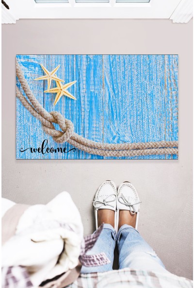 Buket Home Muğla Deseni Dekoratif Kapı Önü Paspası Buket Home Muğla Deseni Dekoratif Kapı Önü Paspası