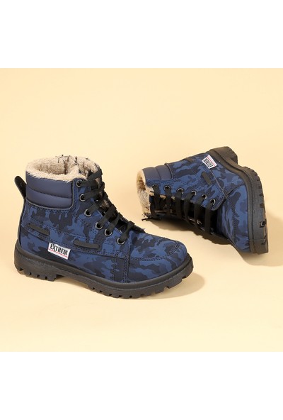 Ayka Trend Extrem 01 Kamuflaj Kürklü Erkek Çocuk Bot Ayakkabı Ayka Trend Extrem 01 Kamuflaj Kürklü Erkek Çocuk Bot Ayakkabı