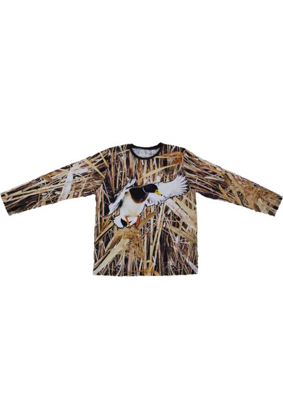 Arm Ördek Desenli Avcı Tişörtü