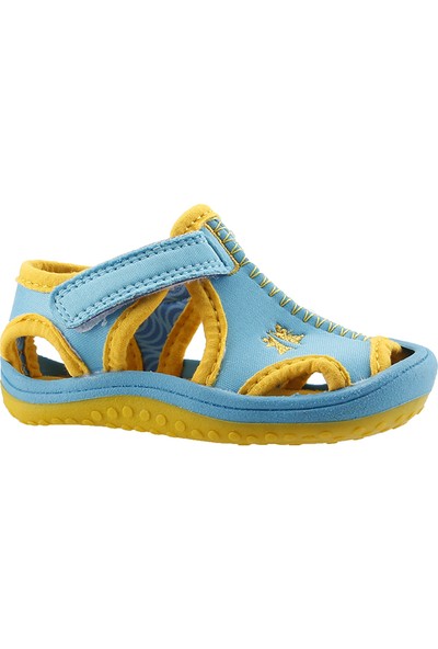 Ayka Trend Kids Turkuaz Aqua Erkek Çocuk Sandalet Panduf Ayakkabı