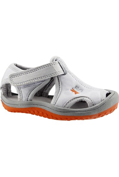 Ayka Trend Kids Gri Aqua Erkek Çocuk Sandalet Panduf Ayakkabı