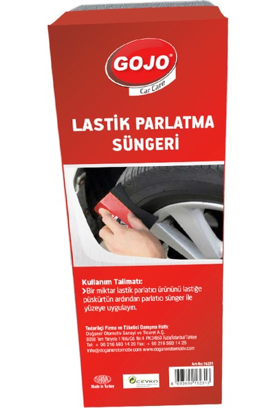 Gojo Lastik Parlatma Süngeri