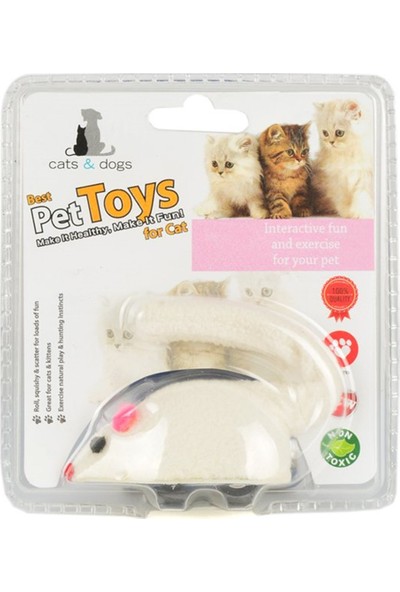 Flamingo Kurmalı Fare Kedi Oyuncağı