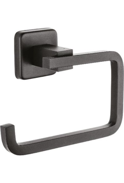 Ahlez Kare Mat Siyah Kapaksız Kağıtlık Ahlez Kare Mat Siyah Kapaksız Kağıtlık